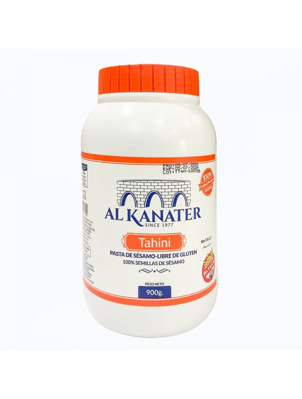 Comprá por Mayor Pasta De Sesamo Tahini SIN TACC Al Kanater 12 x 900 g.